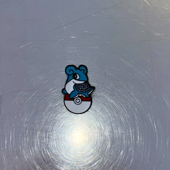 Pokemon | Accessories | Pokmon Lapras Pokeball Pin | Poshmark